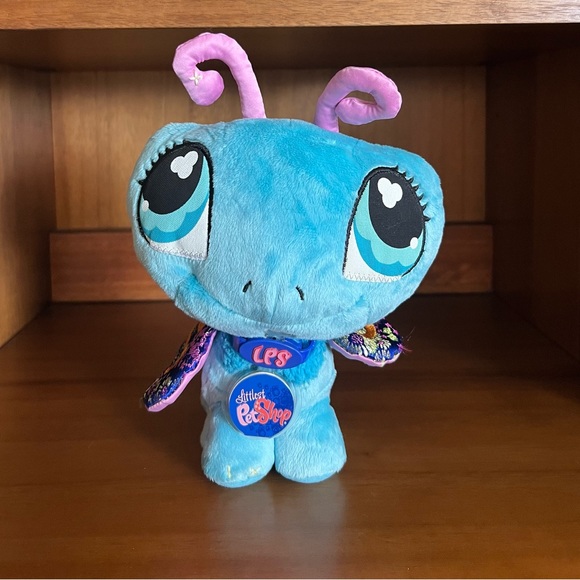 Littlest Pet Shop | Toys | Littlest Pet Shop Butterfly Vip Plush Toy ...